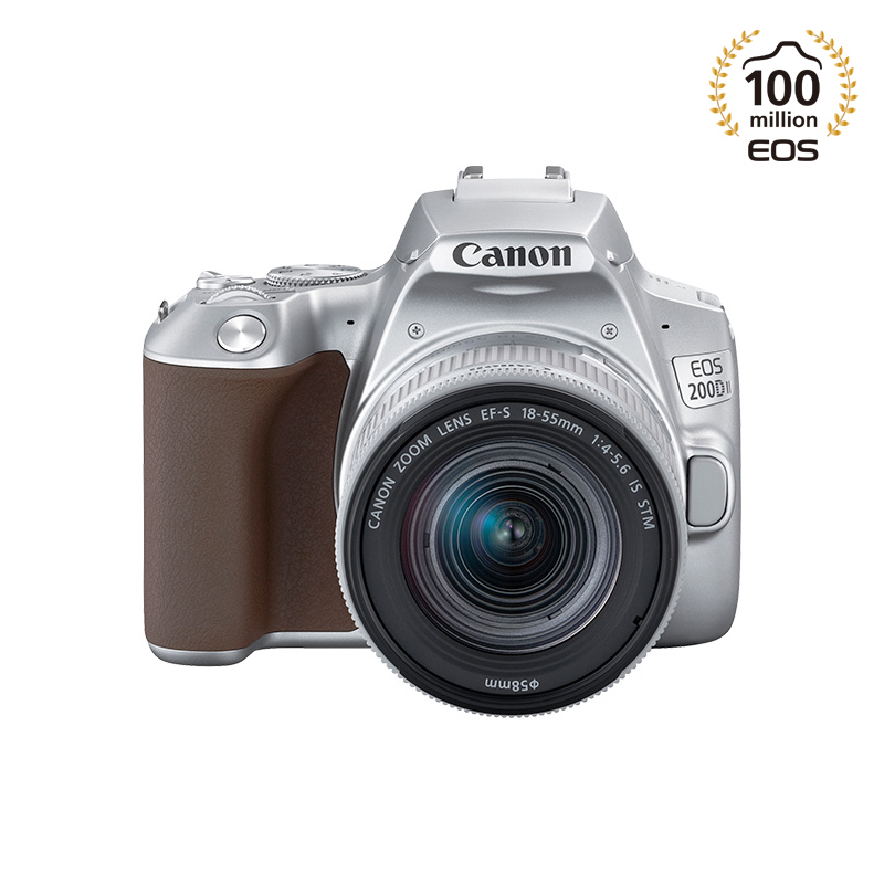 EOS 200D II(银）18-55+EF 50mm f/1.8 STM - EOS单反/微单相机 - 佳能官方线上商城