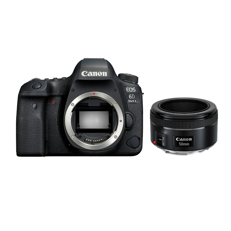 EOS 6D Mark II 机身+EF 50mm f/1.8 STM限定套装 - EOS单反/微单相机 - 佳能官方线上商城